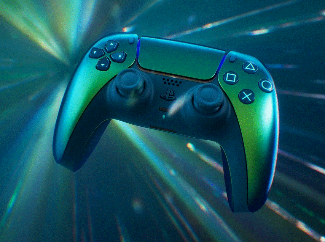 دسته PS5 - سبز کروم | PSIR