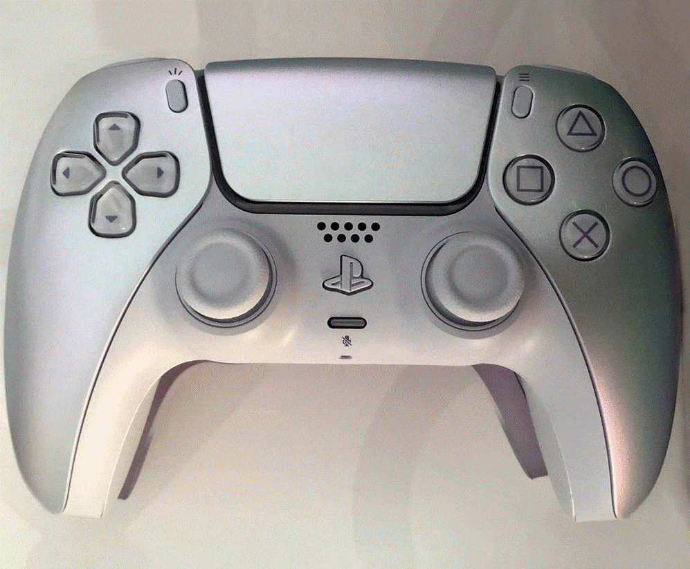 دسته PS5 - سفید مرواریدی کروم | PSIR